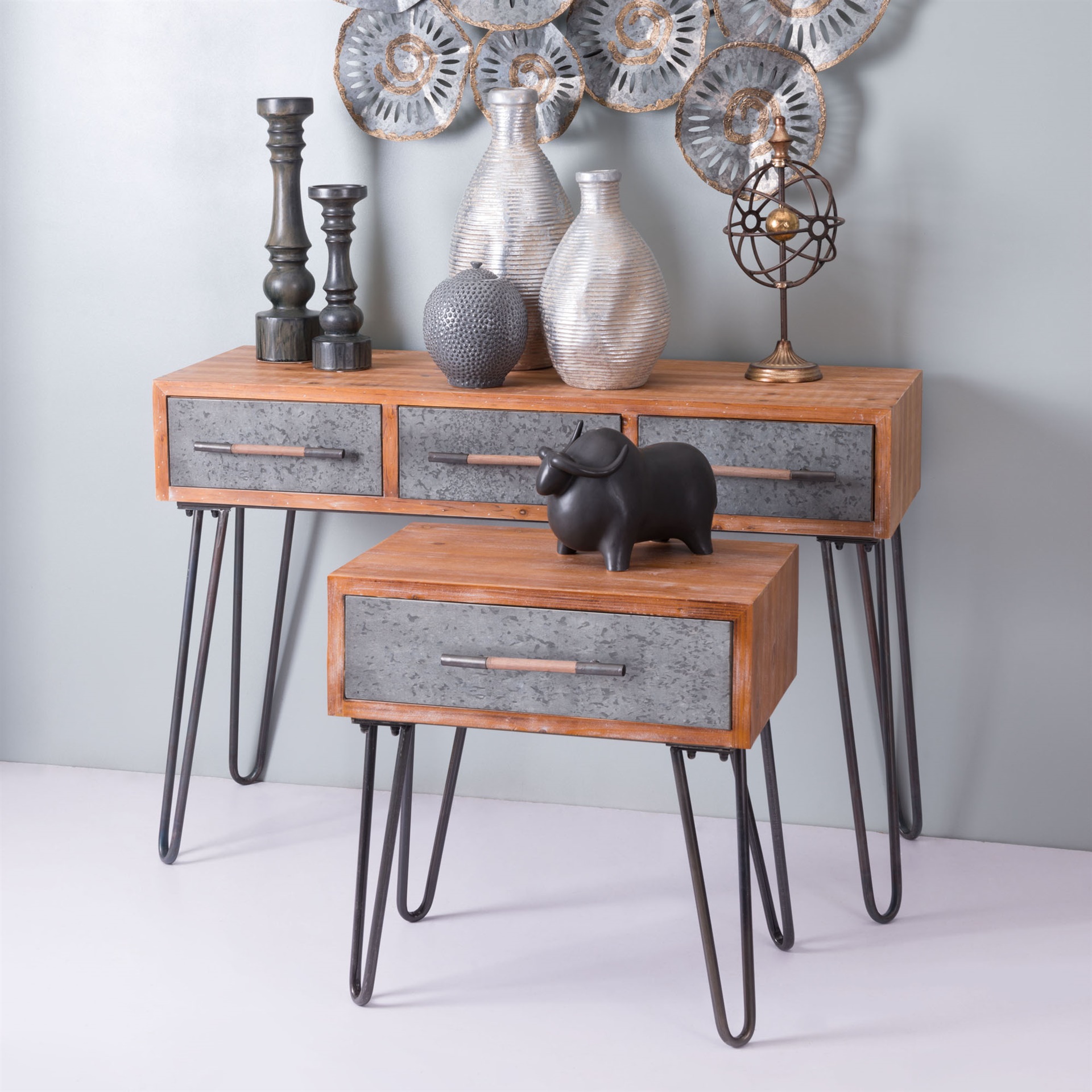 Metal Console Table