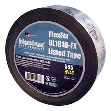 FLEXFIX UL181B-FX #555 48MM X 110M SILVER FLEX TAPE #1141184 | American ...