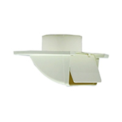 4" WHITE PLASTIC PREMIUM EAVE VENT - EXHAUST #1001SV401 | American ...