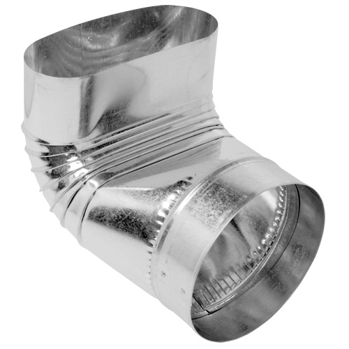 6" ROUND TO OVAL 90 BOOT NO CRIMP [585] (124) | American Metals Supply ...