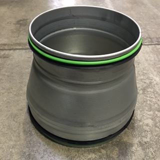 1408GR EDGE 14" X 8" GALV REDUCER | American Metals Supply Co., Inc.