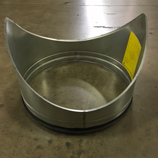 16GST EDGE 16" ON 22" 90DEG GALV SADDLE TAP | American Metals Supply Co ...