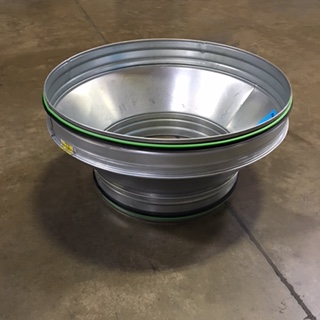 2216GR EDGE 22" X 16" GALV REDUCER | American Metals Supply Co., Inc.