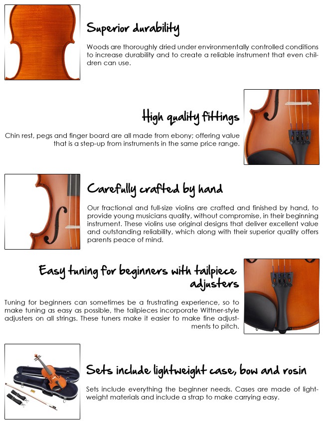 Yamaha Model V3SKA44 Student Violin 4/4 Size Used/Mint | eBay