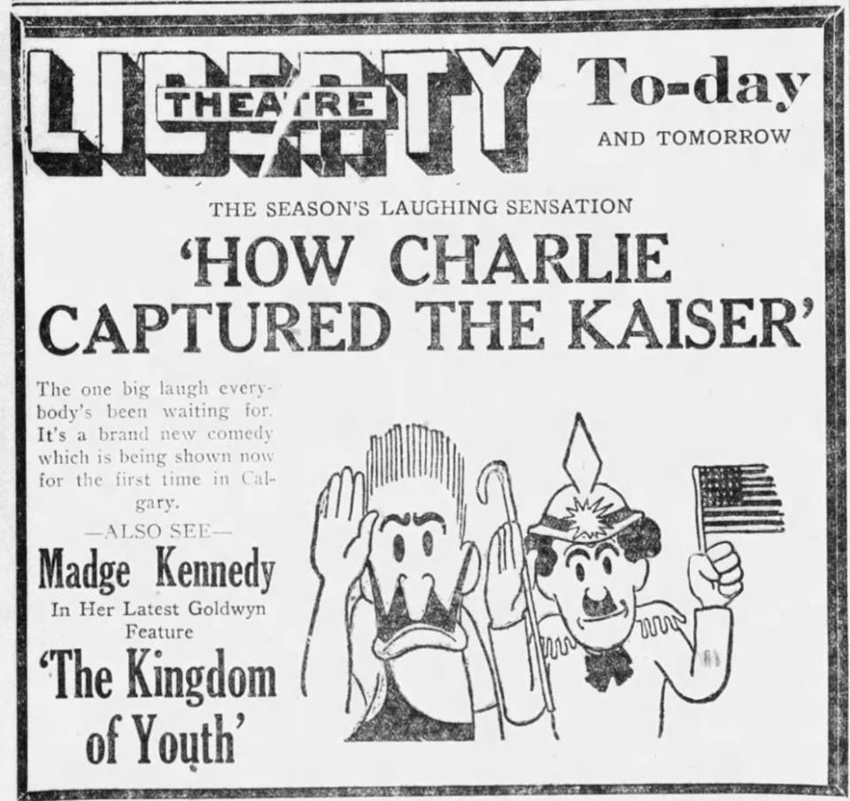 How Charlie Captured the Kaiser (1918) - The Internet Animation Database