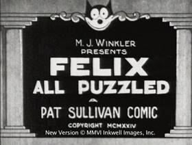 Felix All Puzzled (1925) - The Internet Animation Database