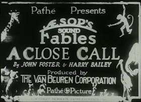 A Close Call (1929) - The Internet Animation Database