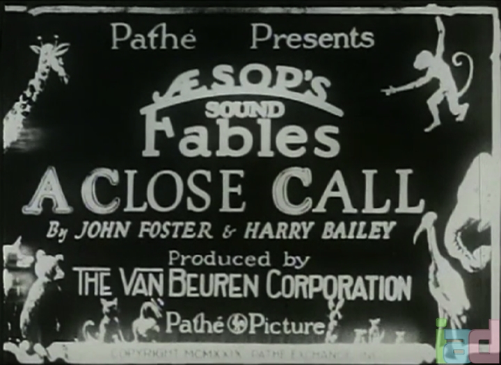 A Close Call (1929) - The Internet Animation Database