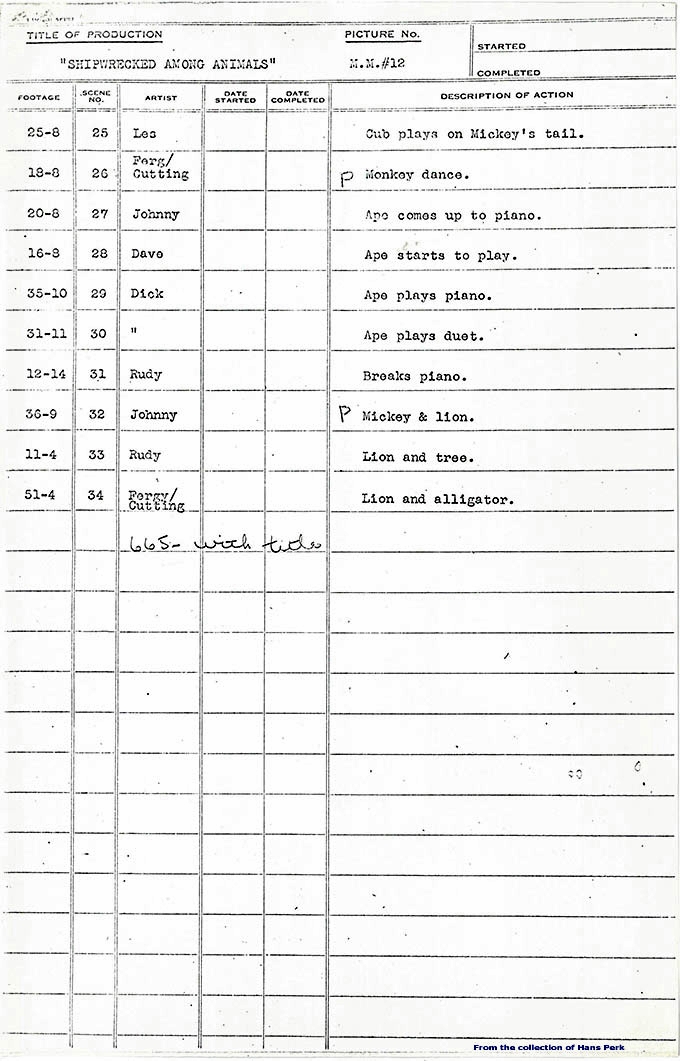 The Castaway (1931) - The Internet Animation Database
