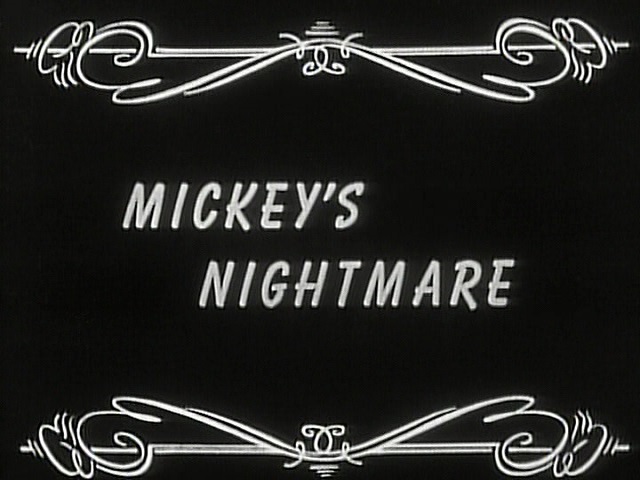 Mickey's Nightmare (1932) - The Internet Animation Database