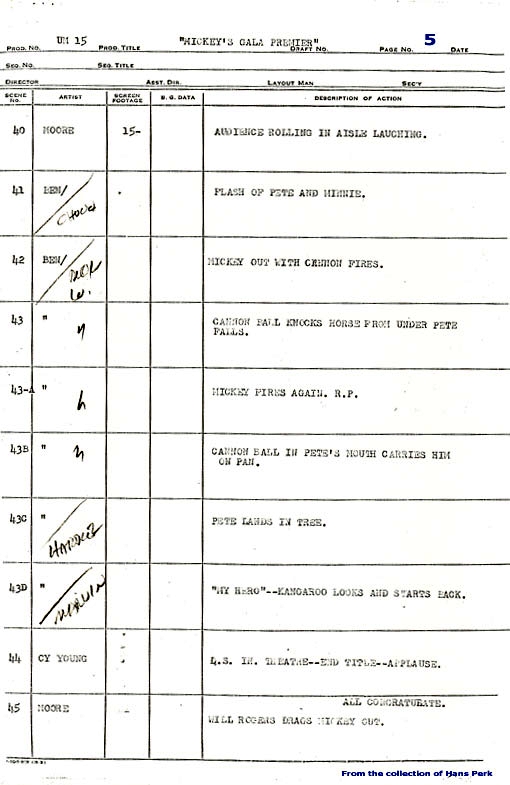 Mickey's Gala Premiere (1933) - The Internet Animation Database
