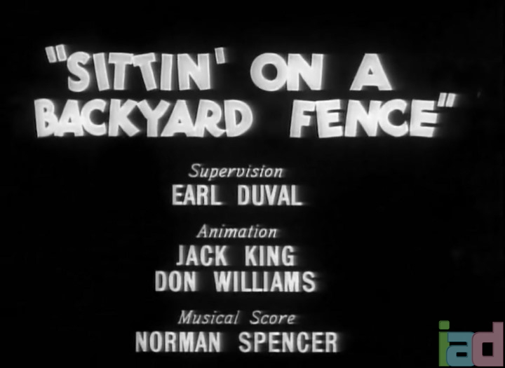 Sittin' On a Backyard Fence (1933) - The Internet Animation Database
