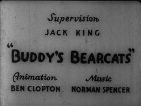 Buddy's Bearcats (1934) - The Internet Animation Database