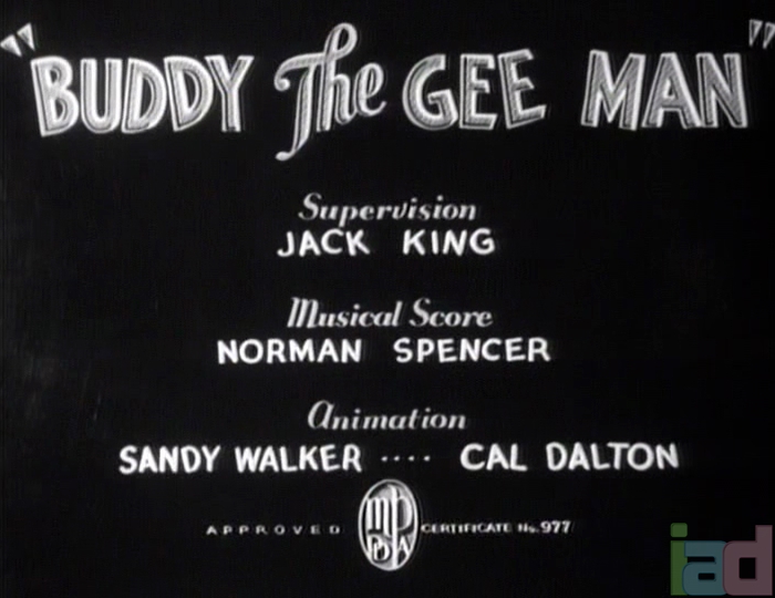 Buddy the Gee Man (1935) - The Internet Animation Database
