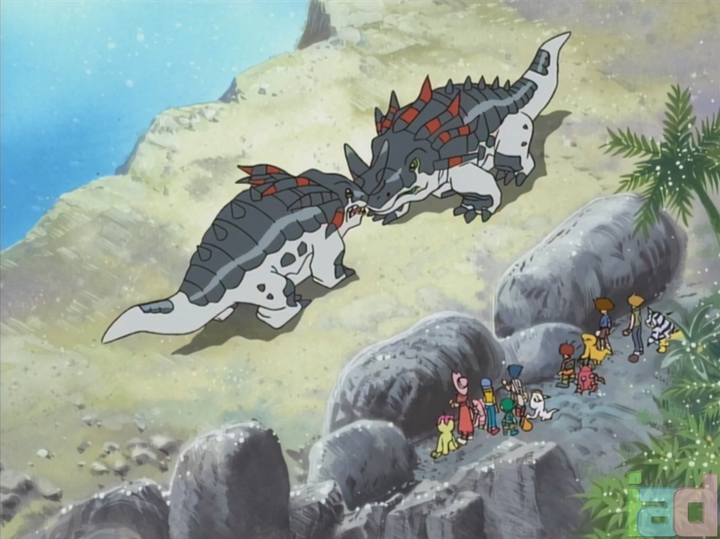 The Blue Wolf! Garurumon (1999) - The Internet Animation Database