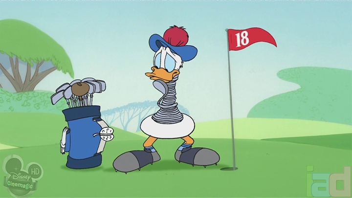 Golf Nut Donald (2001) - The Internet Animation Database