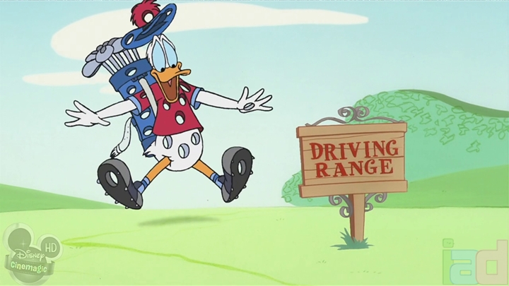 Golf Nut Donald (2001) - The Internet Animation Database
