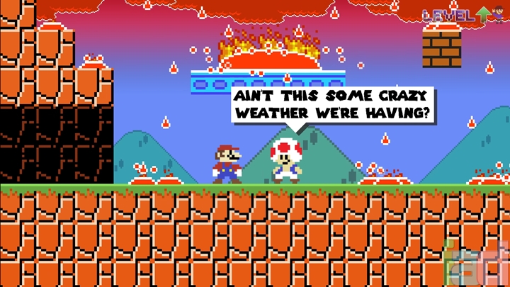 Super Mario Bros. but it's RAINING LAVA! (2025) - The Internet ...