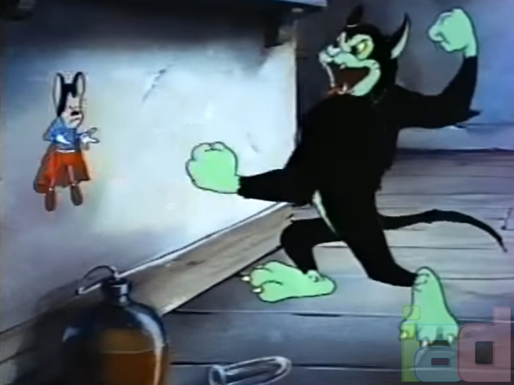 Mighty Mouse Meets Jekyll and Hyde Cat (1944) - The Internet Animation ...