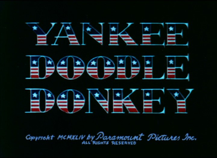 Yankee Doodle Donkey (1944) - The Internet Animation Database