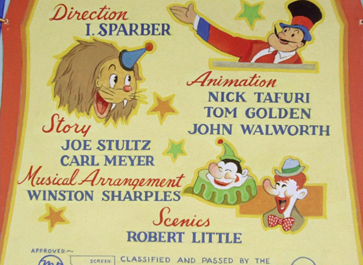 Tops in the Big Top (1945) - The Internet Animation Database