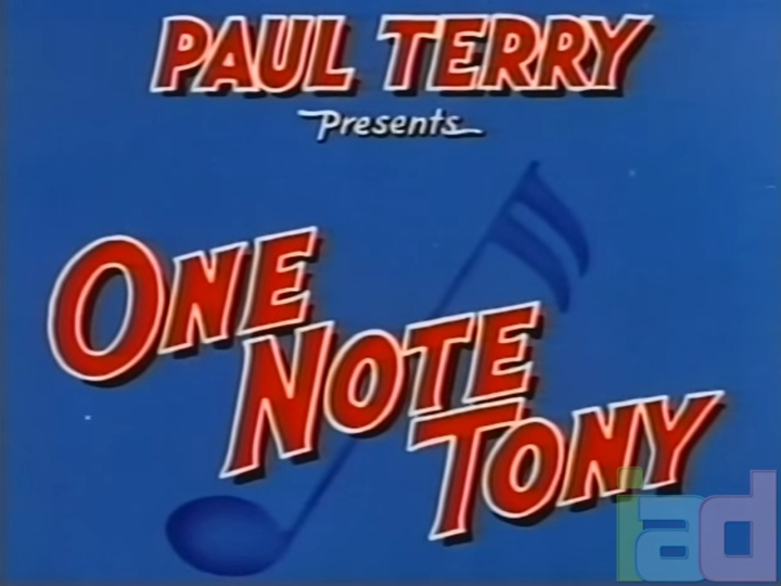 One Note Tony (1947) - The Internet Animation Database