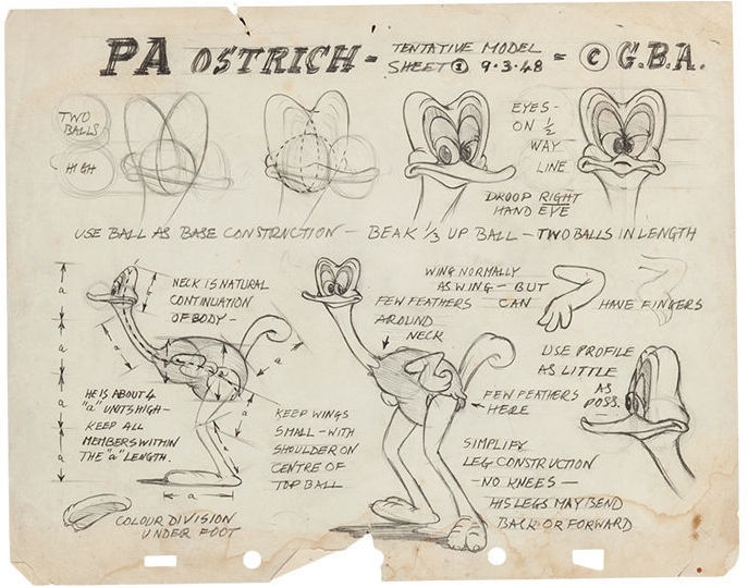 The Ostrich (1949) - The Internet Animation Database
