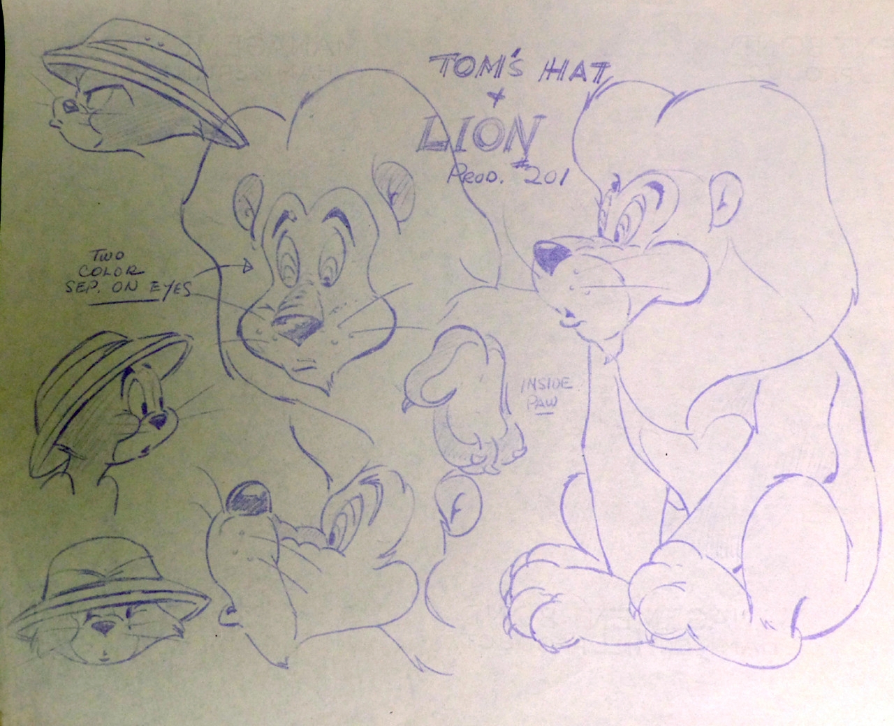 Jerry and the Lion (1950) - The Internet Animation Database