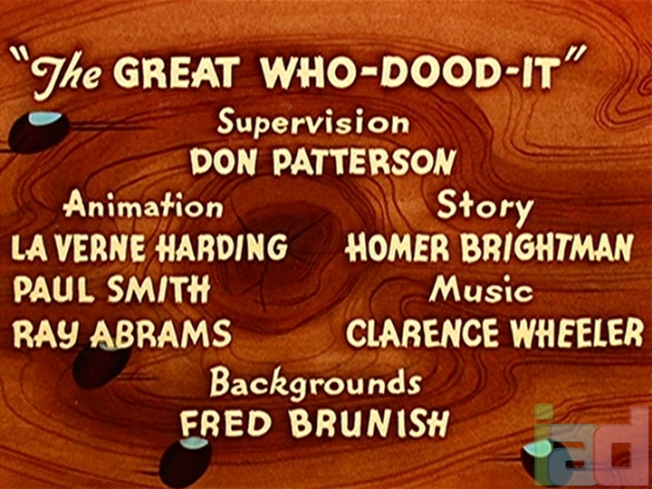 The Great Who Dood It (1952) - The Internet Animation Database