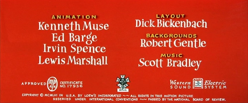 Down Beat Bear (1956) - The Internet Animation Database