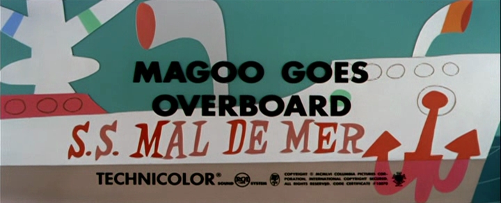 Magoo Goes Overboard (1957) - The Internet Animation Database