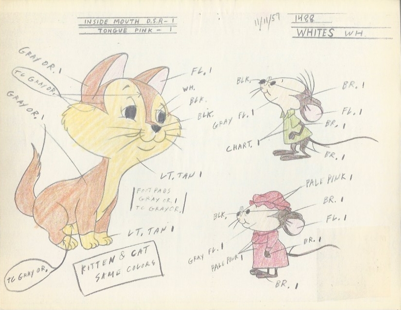 Mouse-Placed Kitten (1959) - The Internet Animation Database