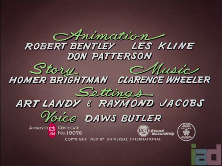 Bee Bopped (1959) - The Internet Animation Database