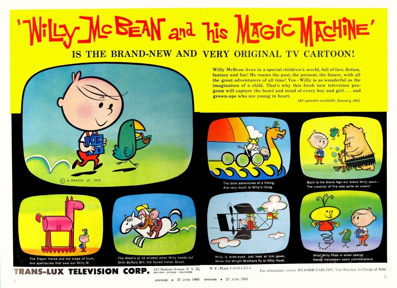 Willy McBean and his Magic Machine (1965) - The Internet Animation Database