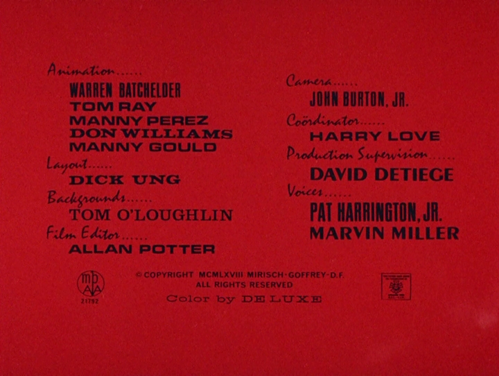 Les Miserobots (1968) - The Internet Animation Database