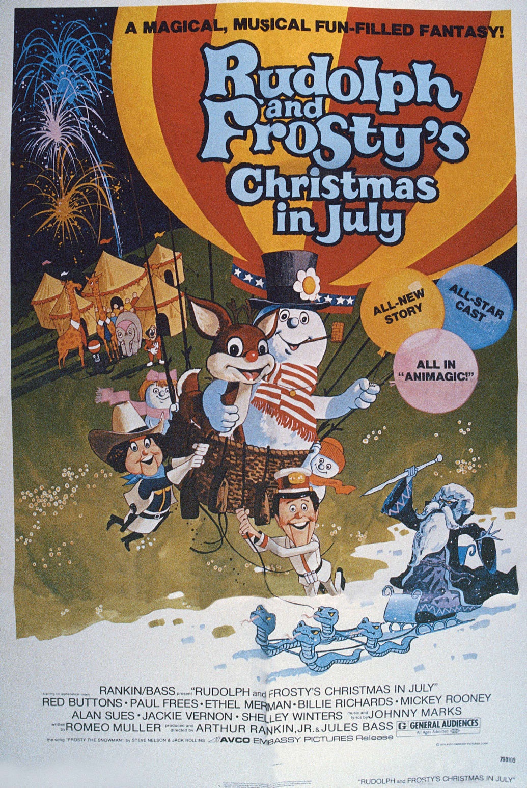 Rudolph and Frosty's Christmas in July (1979) - The Internet Animation ...