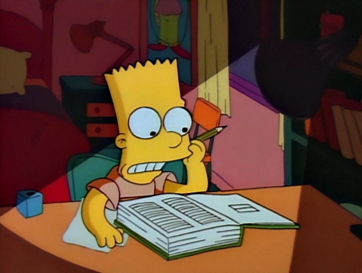 Bart Gets an F (1990) - The Internet Animation Database