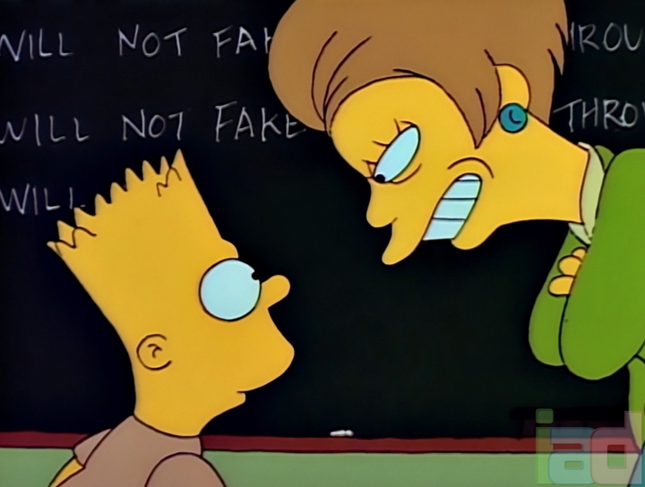 Bart Gets an F (1990) - The Internet Animation Database