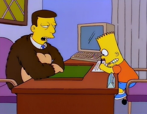 Bart the Fink (1996) - The Internet Animation Database