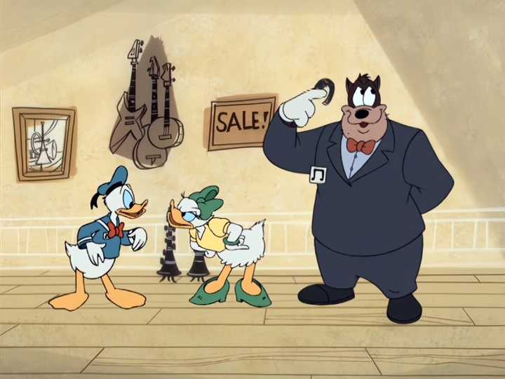 Music Store Donald (2001) - The Internet Animation Database