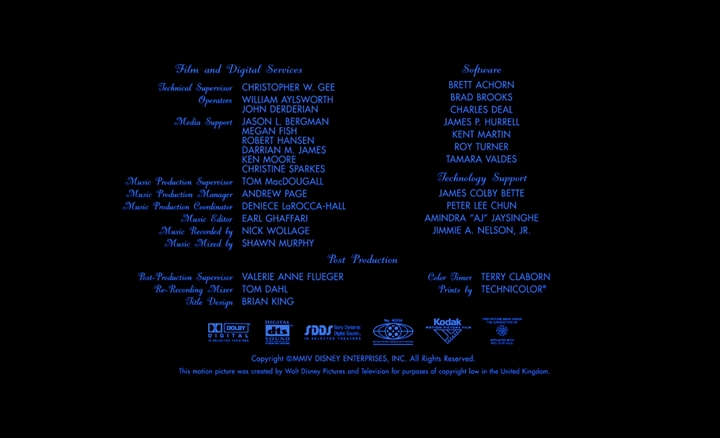 Prints By Technicolor Mpaa Credits