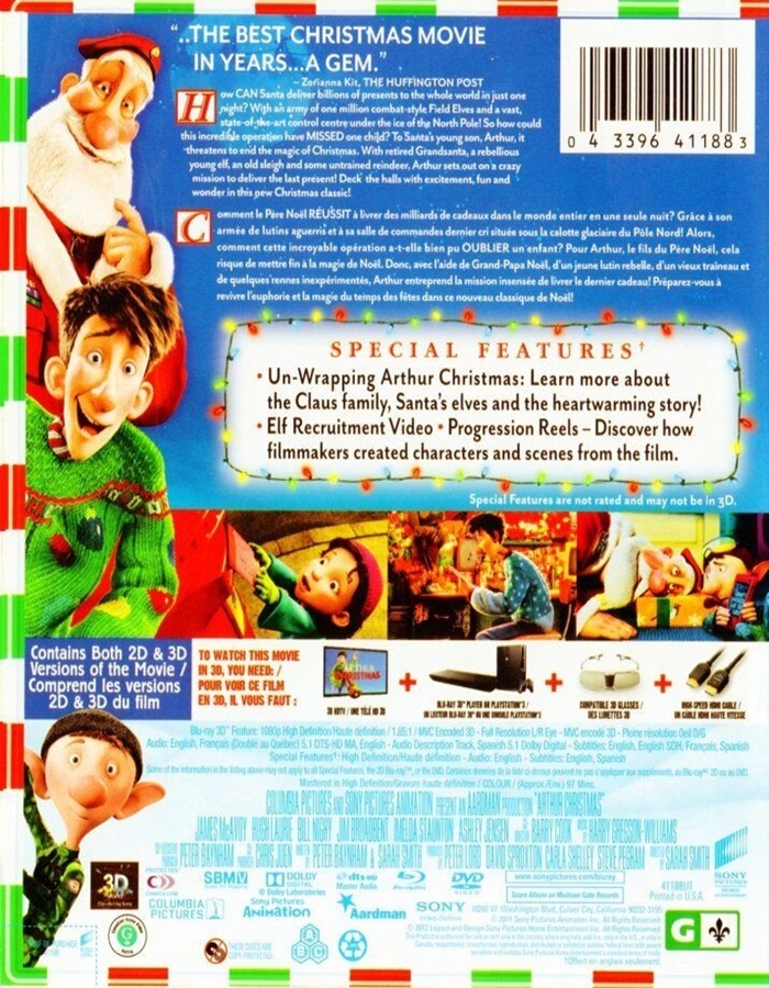 Arthur Christmas in 3D - The Internet Animation Database