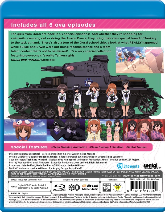 Girls und Panzer - Complete OVA Series - The Internet Animation Database
