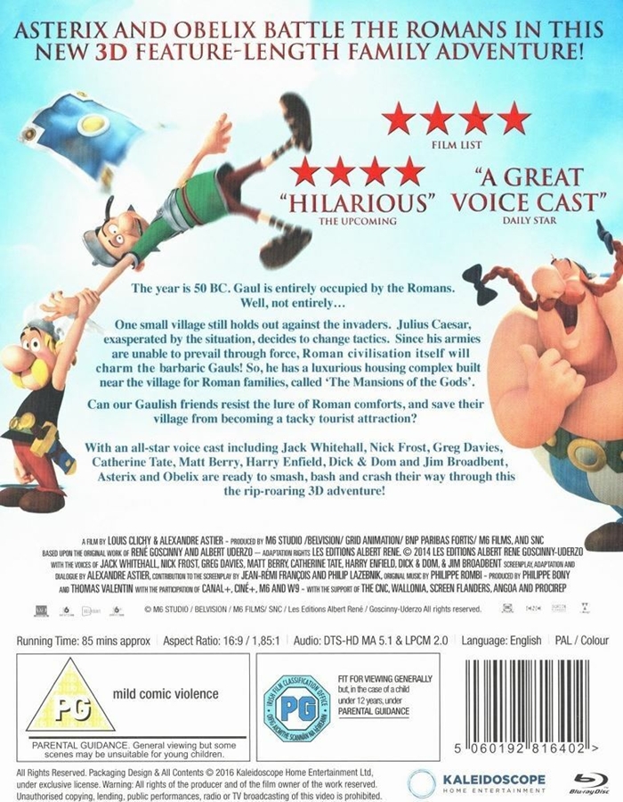 Asterix: The Mansions of The Gods 3D - The Internet Animation Database