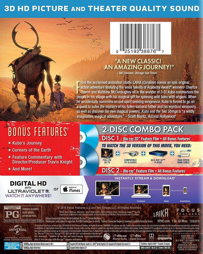 Kubo and the Two Strings - 3D - The Internet Animation Database