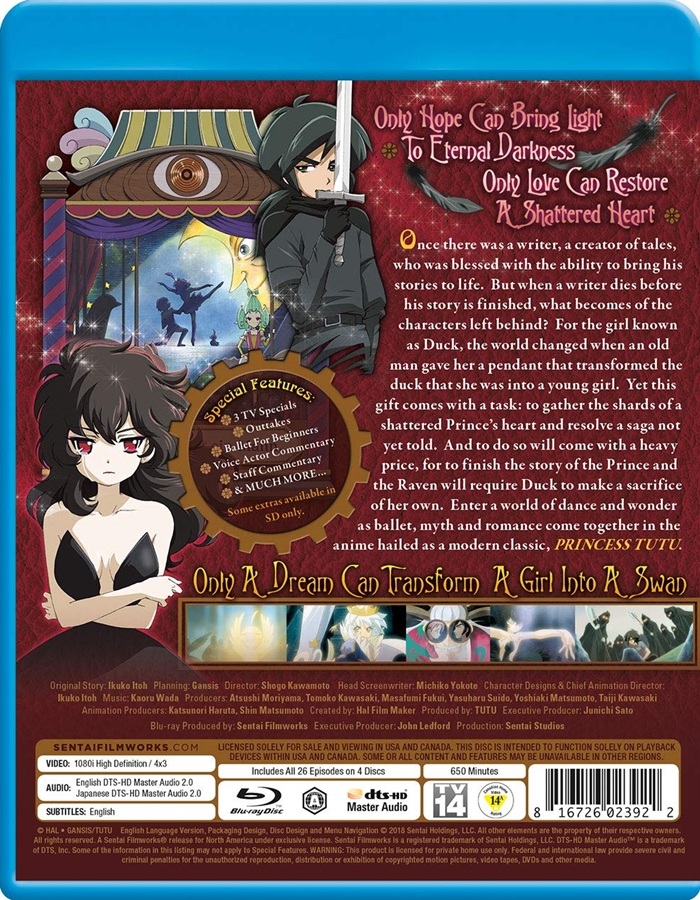 Princess Tutu - Complete Collection - The Internet Animation Database