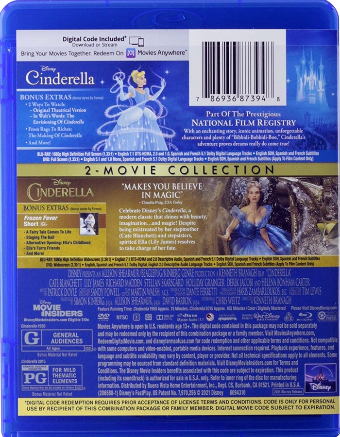 Cinderella: 2-Movie Collection - The Internet Animation Database