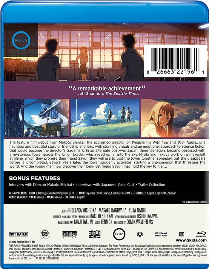 The Place Promised in Our Early Days - The Internet Animation Database