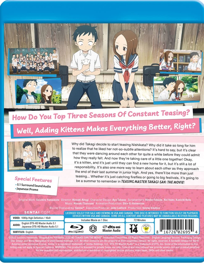Teasing Master Takagi-san the Movie - The Internet Animation Database