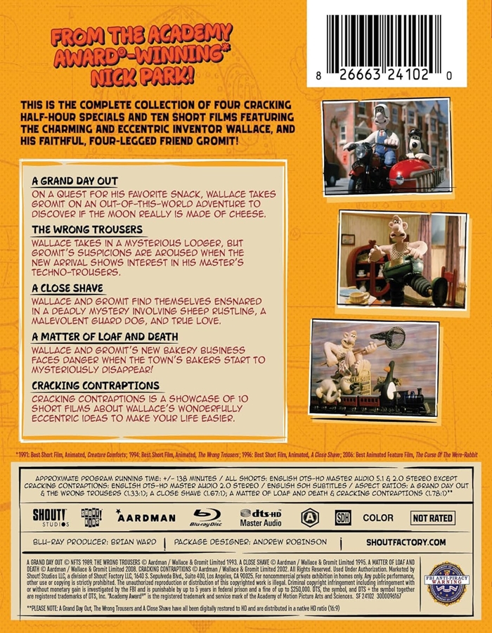 Wallace & Gromit The Complete Cracking Collection - The Internet ...